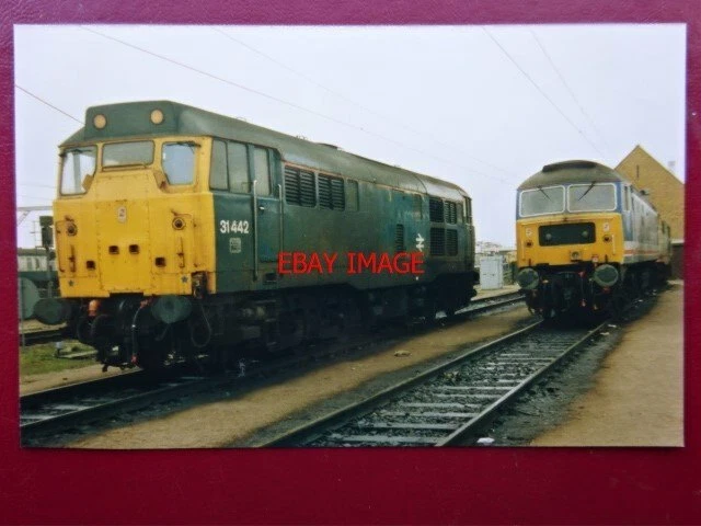 PHOTO BR Class 31 Loco No 31442 At Cambridge £2.00 - PicClick UK
