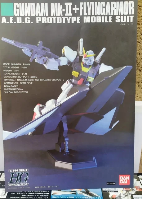 HGUC 1/144 GUNDAM Mk-Ii Flying Armor Modello in plastica,in scatola da ...