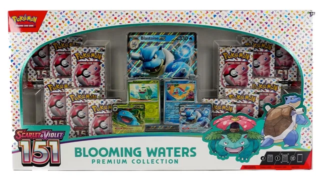 POKEMON BLOOMING WATERS Premium Collection Box - Factory Sealed Box ...