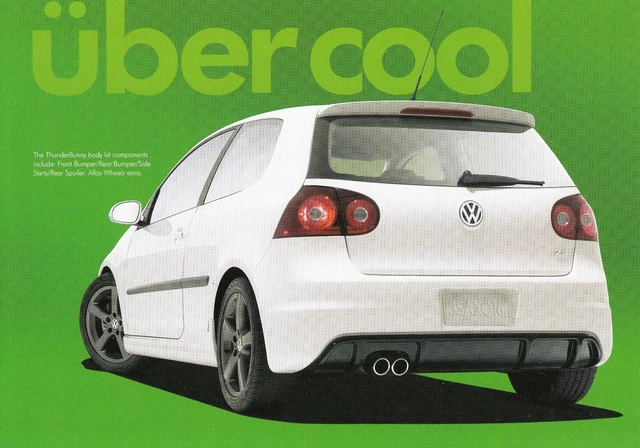 VW GOLF GTI V 5 RABBIT Body Kit Prospekt Brochure USA 2008 2009 AO EUR ...