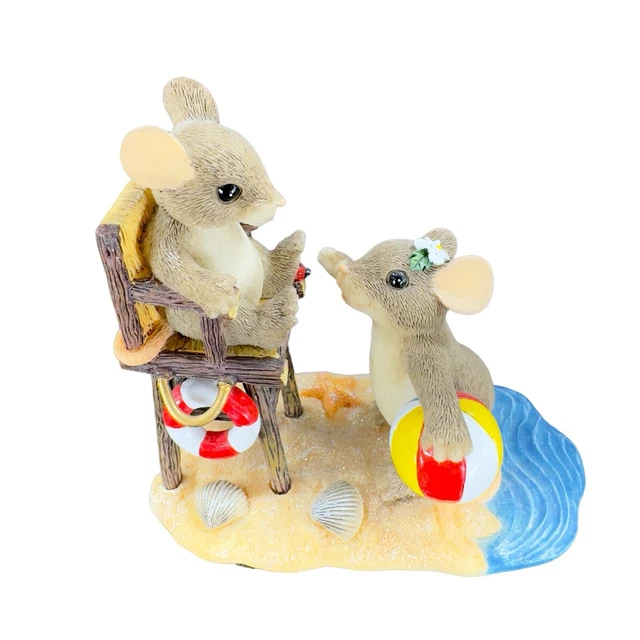 CHARMING TAILS FITZ And Floyd Whimsical Mouse Figurine Resin A Real ...