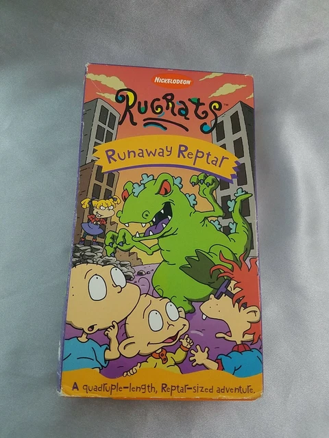 NICKELODEON RUGRATS VHS Runaway Reptar Vintage 90s Nickelodeon cartoon ...