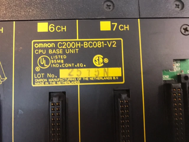 OMRON C200H-BC081-V2 CPU backplane base unit £52.34 - PicClick UK