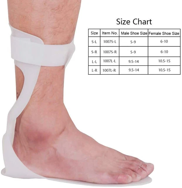 SOFT CARA DROP Foot Ankle Foot Orthosis Splint AFO Brace S /M/L/XL £14. ...