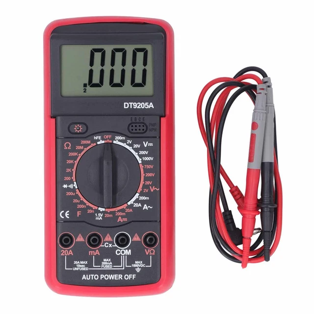 DIGITAL MULTIMETER ELECTRICAL Voltage Tester Set Multi Meter $34.60 ...