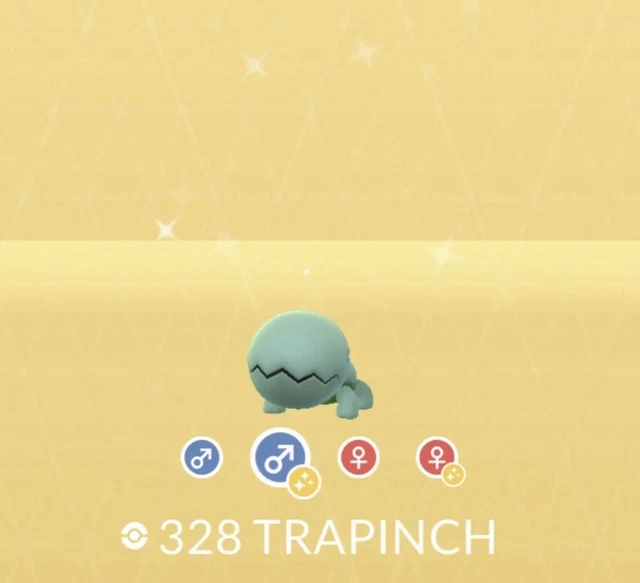 POKÈMON GO SHINY Trapinch Registered/Unregistered/30Day/Lucky/Home OT ...