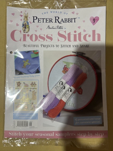 HACHETTE BEATRIX POTTER Peter Rabbit Cross Stitch Partwork Collection ...