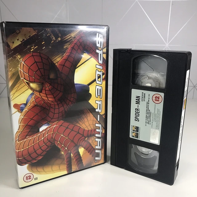 SPIDERMAN VHS VIDEO Tape Big Box Blockbuster Rental Version £6.99 ...