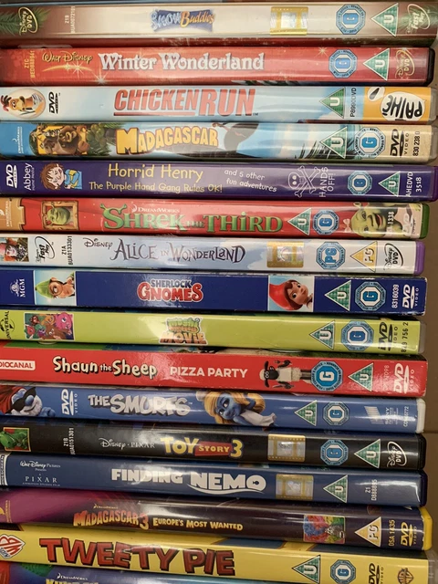 20X CHILDREN'S DVD Bundle. Family, Kids, Job Lot. Disney, DreamWorks, BBC etc... £10.99 ...