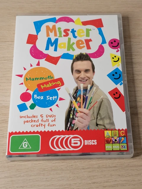 MISTER MAKER MAMMOTH Making Box Set DVD (5 discs) Region 4 ABC For Kids ...