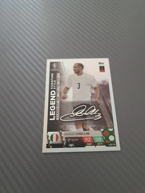 MATCH ATTAX EURO 2024 PRO Legend Signature Style LSS10 Giorgio ...