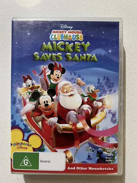MICKEY MOUSE Clubhouse Mickey Saves Santa DVD 2007 No Scratches $6.16 ...