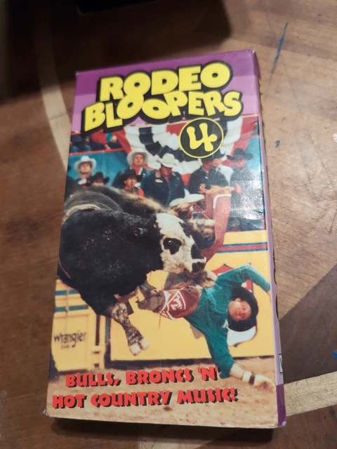RODEO BLOOPERS 4 Bulls & Broncs VHS Tapes £8.15 - PicClick UK