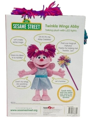 TWINKLE WINGS ABBY Cadabby - Sesame Street BRAND NEW IN BOX $45.00 ...