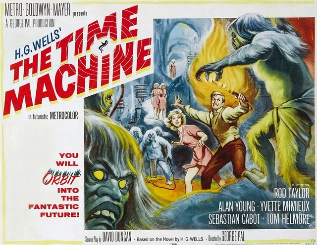 THE TIME MACHINE 1960 Movie by HG Wells Staring Rod Taylor £1.75 ...