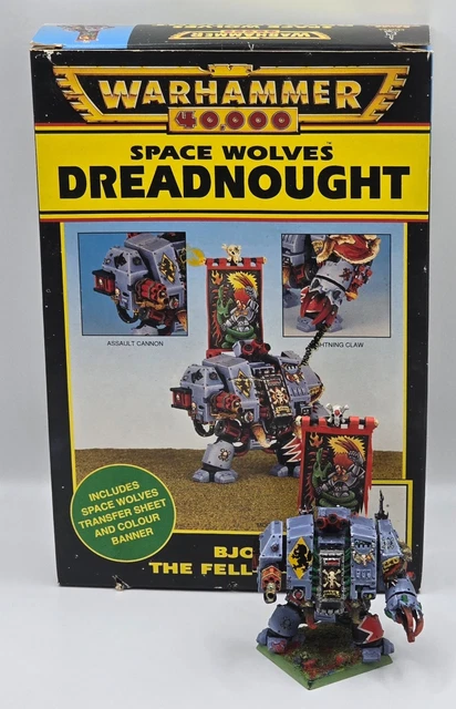 WARHAMMER 40K 2ND Edition Space Wolves Bjorn the Fell-Handed OOP $220. ...