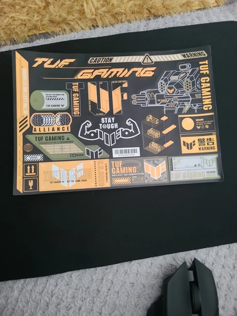 ASUS TUF GAMING Stickers Labels Decals for PC Case £0.99 - PicClick UK