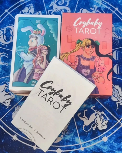 RARE METALLIC CRY Baby Tarot Deck Cards Fan Melanie Martinez Oracle ...