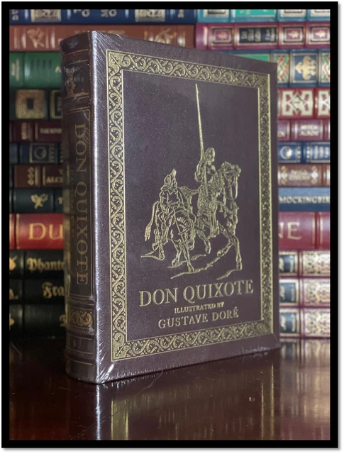 DON QUIXOTE ILLUSTRATED by Dore New Easton Press Leather Bound Oversize ...