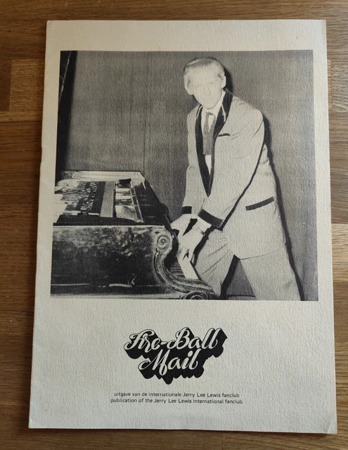 FANZINE - JERRY Lee Lewis Fire Ball Mail International Fan Club No #6 ...