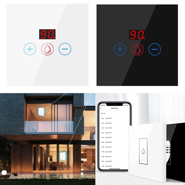 SMART IMMERSION HEATER TSmimer Switch, 20A WIFI Smart Water Heater ...