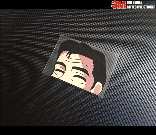 REFLECTIVE BUNTA FUJIWARA Peeking Initial D AE86 Sticker #I01 $11.00 ...