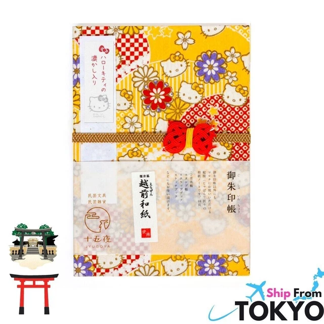 GOSHUIN BOOK: HELLO Kitty Japanese pilgrimage stamp Note Book Travel ...