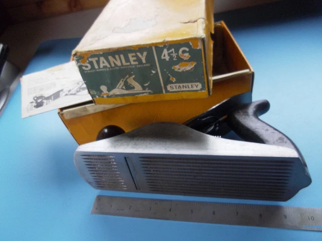 STANLEY BAILEY NO.4 1/2C Corrugated Base Plane with Box. £59.99 ...
