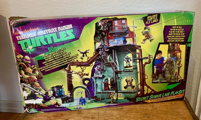 TEENAGE MUTANT NINJA Turtles - Secret Sewer Lair Playset - 2012 TMNT ...