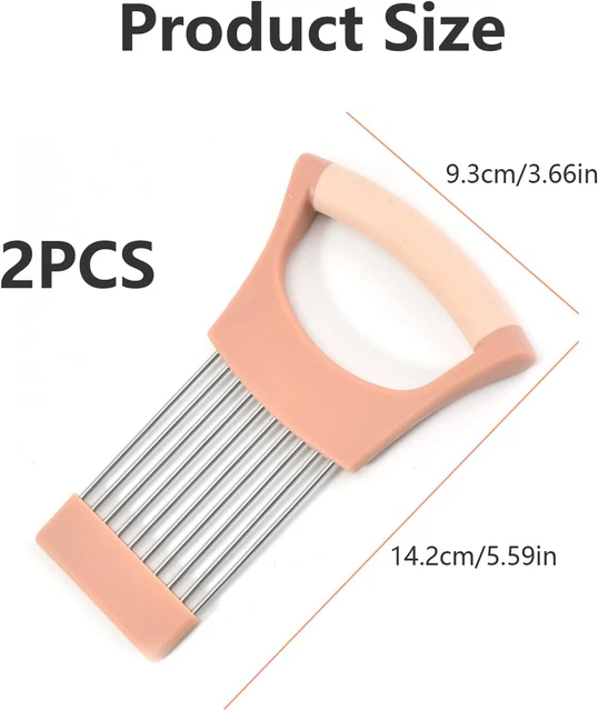 2 PCS ONION Slicer,Onions Holder Stainless Steel Onions Fork Food ...