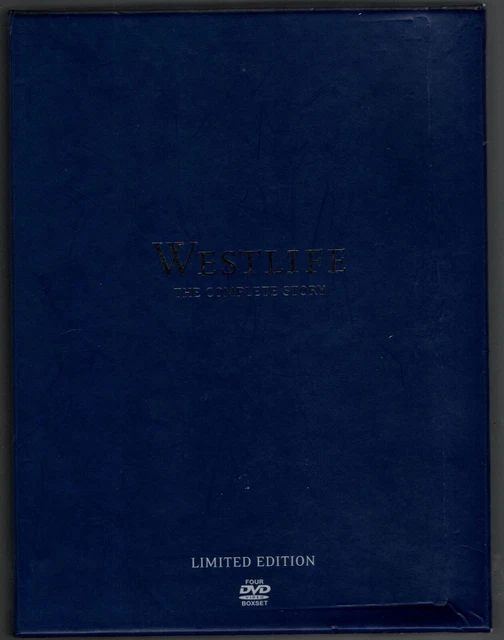 RARE WESTLIFE THE Complete Story Limited 4 DVD Box Set Numbered £9.99 ...