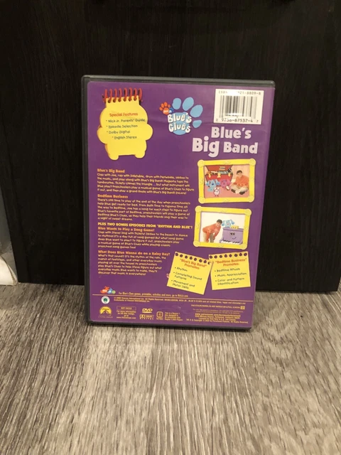 BLUE’S CLUES - Blues Big Band (DVD, 2003) Nickelodeon Nick Jr. $14.24 ...