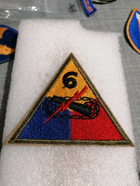 ARMY US 6TH ARMORED DIVISION ww2 ORIGINAL Patch £12.36 - PicClick UK