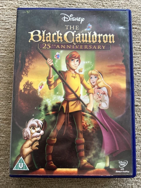 WALT DISNEY: THE Black Cauldron DVD 25th Anniversary Gold Oval Classic ...