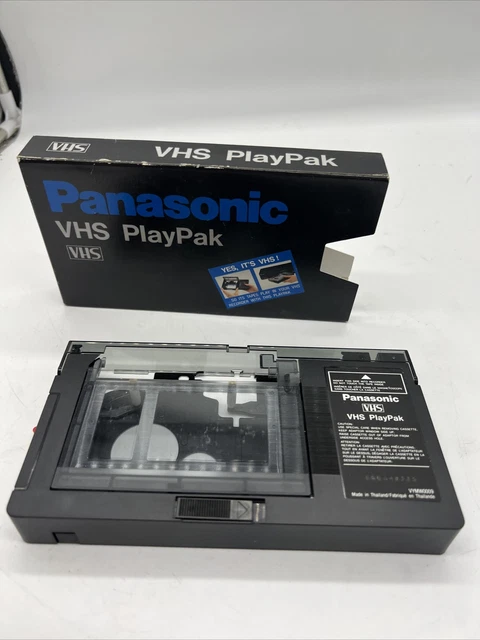 PANASONIC VHS PLAYPAK VHS-C to VHS Motorized Converter / Adapter W Box ...