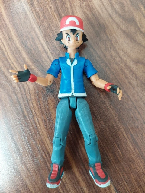 ORIGINAL POKEMON ARTICULATED Ash Ketchum Tomy Nintendo Figure Official ...