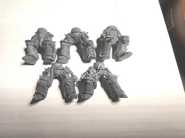 GAMES WORKSHOP WARHAMMER 40K Chaos Marines Terminator Legs X5 3 de 3 ...