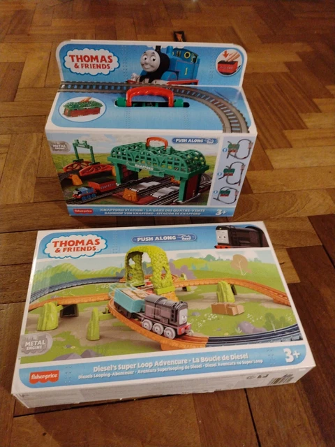 THOMAS & FRIENDS Trackmaster Knapford Station & Diesel's Super Loop £0. ...
