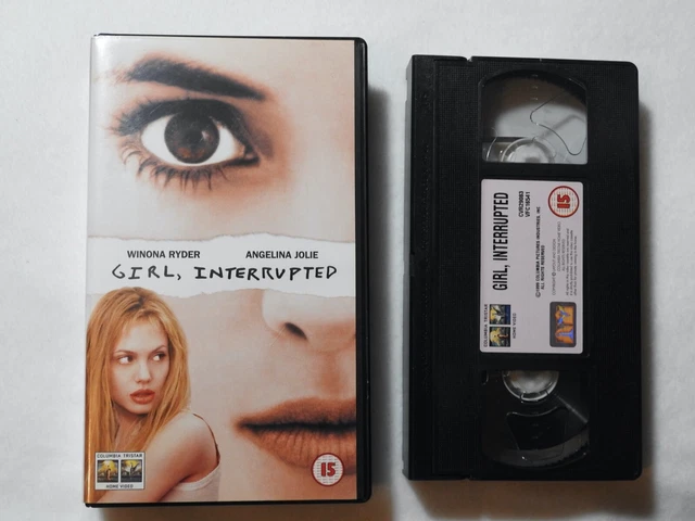 GIRL INTERRUPTED VHS video tape 1999 Angelina Jolie Winona Ryder Whoopi ...