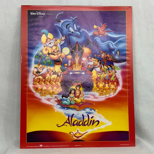Walt Disney Aladdin Movie Poster FOR SALE! - PicClick UK