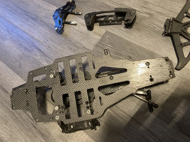 VINTAGE HPI RS4 PRO chassis carbon fibre spares and repairs £20.00 ...