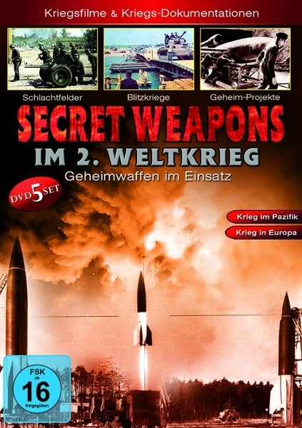 SECRET WEAPONS IM 2.Weltkrieg-Geheimwaffen Im E - History Films 5 Dvd ...