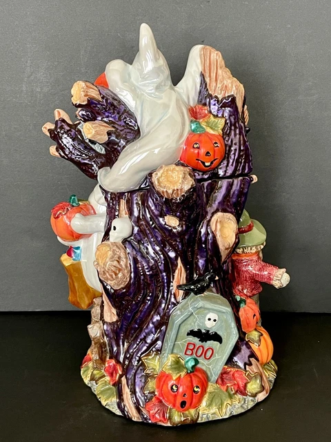 RARE CHRISTOPHER RADKO “Hoot ‘N’ Howl Cookie Jar” – EUC In Original Box ...