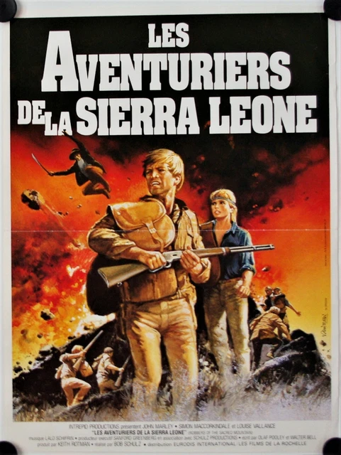 AFFICHE CINÉMA AVENTURIERS DE LA SIERRA LEONE 1983 SCHULZ - 40x60 EUR ...