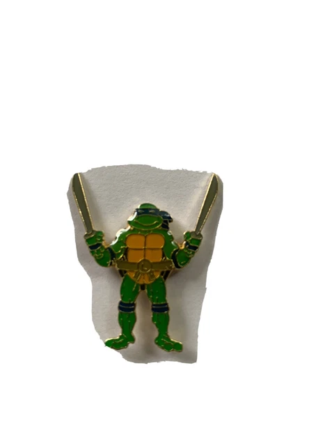 Tmnt Leonardo 1 1989 Collector Pin Teenage Mutant Ninja Turtles Ace