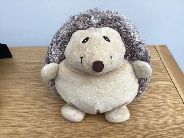 ASDA KID CONNECTION Hedgehog Soft Toy Plush Beige Brown Cuddly Beanie ...