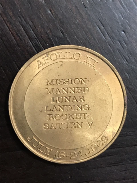 APOLLO XI COMMEMORATIVE coins Manned Lunar landing 1969 Lot Of 13 Mint ...