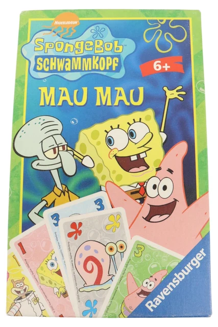 RAVENSBURGER SPONGEBOB MAU Mau Card Game Family Colorful £26.99 ...