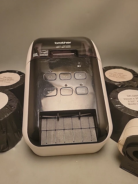 BROTHER QL-810W ULTRA-FAST Label Printer *No Power Cord* Parts W/4 ...
