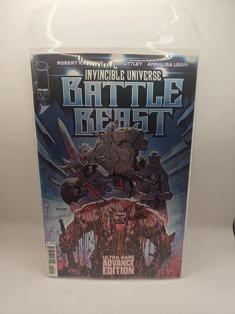INVINCIBLE UNIVERSE: BATTLE Beast #2 (2025) Ultra-Rare Advance Edition ...